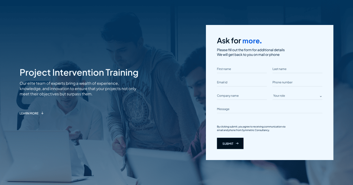 Project Intervention Training